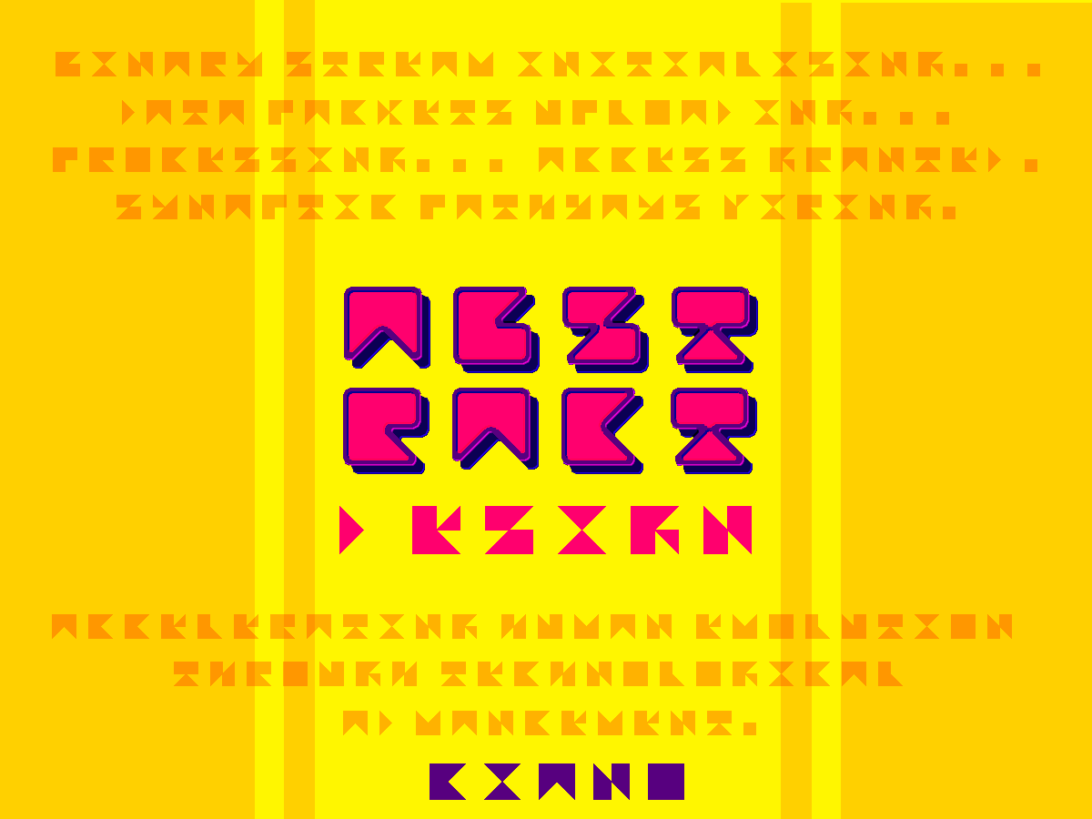 8-seg Square | FontStruct